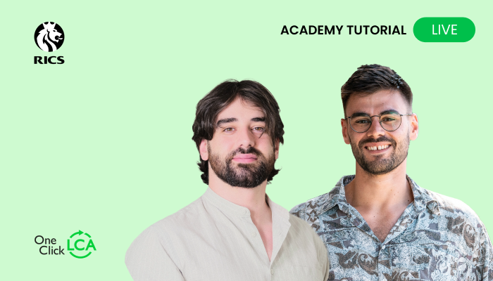 Whole-life carbon assessments for RICS 2nd edition | Live tutorial